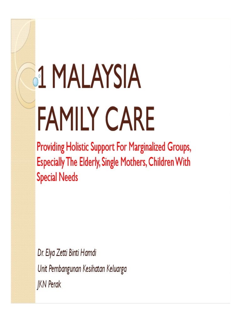 1 Malaysia Family Care JKNP | PDF