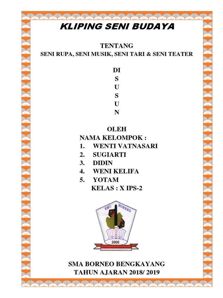 KLIPING SENI BUDAYA - Seni Rupa - Seni Musik - Seni Tari - Seni Teater ...