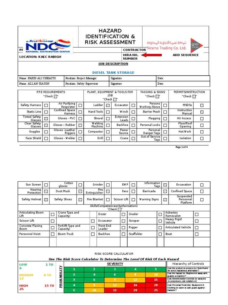 Diesel Tank Storage | PDF | Personal Protective Equipment | Diesel Engine