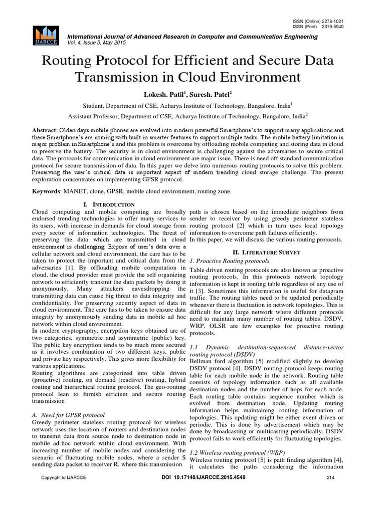 Routing Protocols | PDF | Routing | Wireless Ad Hoc Network