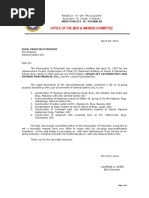Letter Request To DPWH | PDF | Social Science