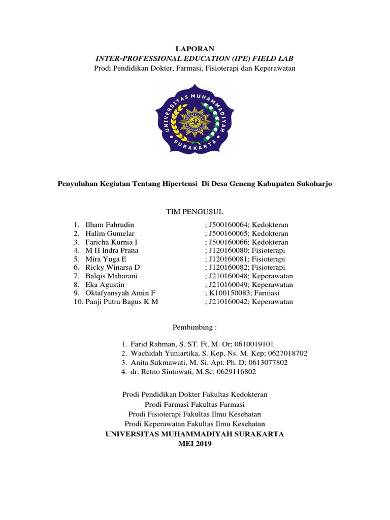 Proposal Ipe | PDF | Kesehatan Holistik