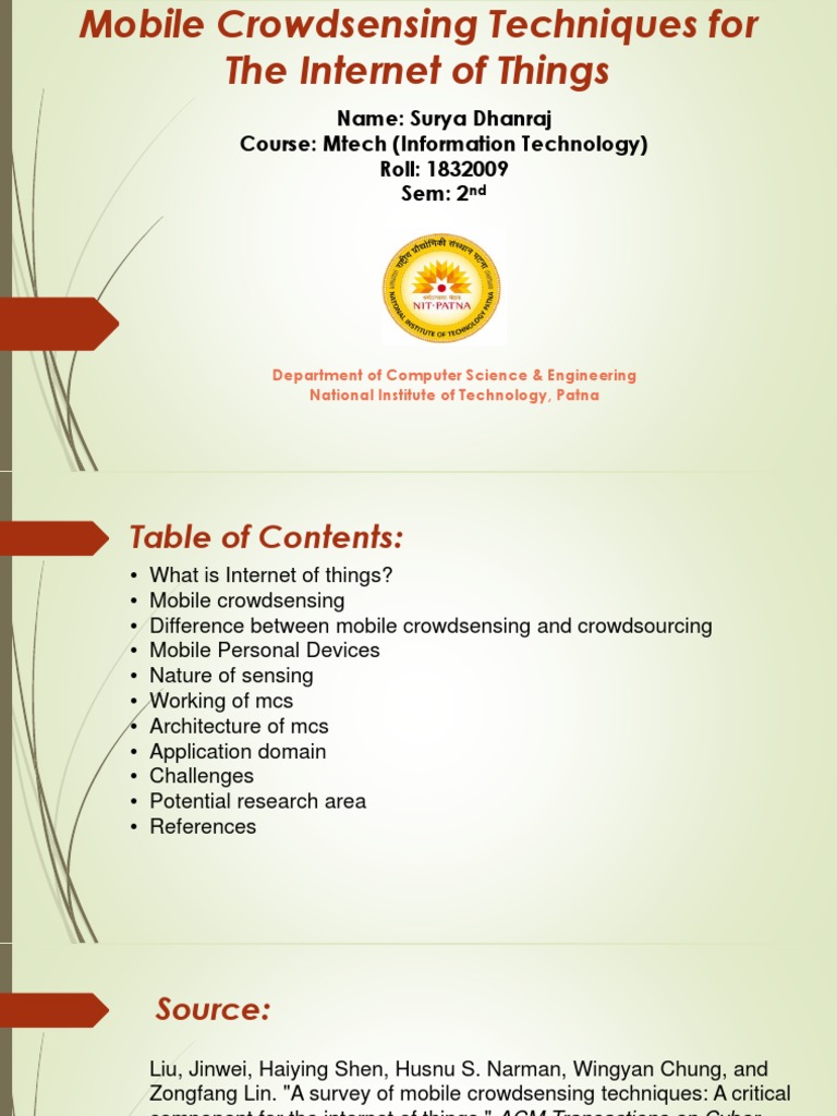 A Survey On Mobile Crowd Sensing And Its Applications Pdf Internet 4401