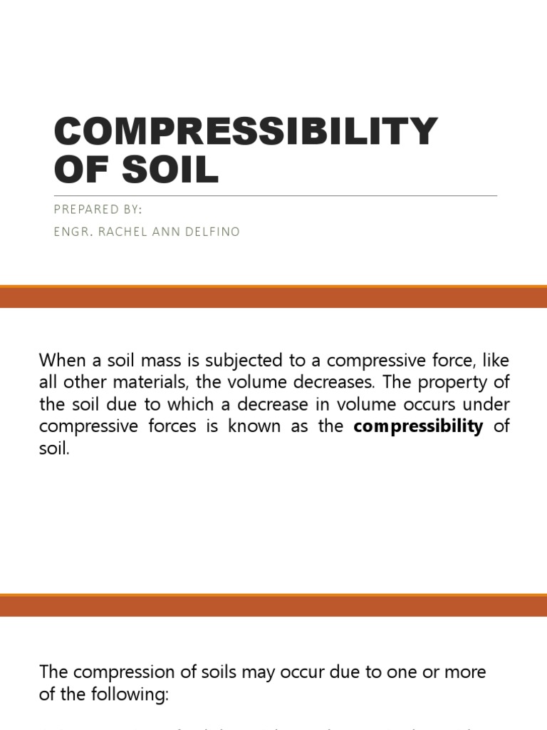 Compressibility of Soil Part 1 and 2 | PDF | Solid Mechanics | Mechanics