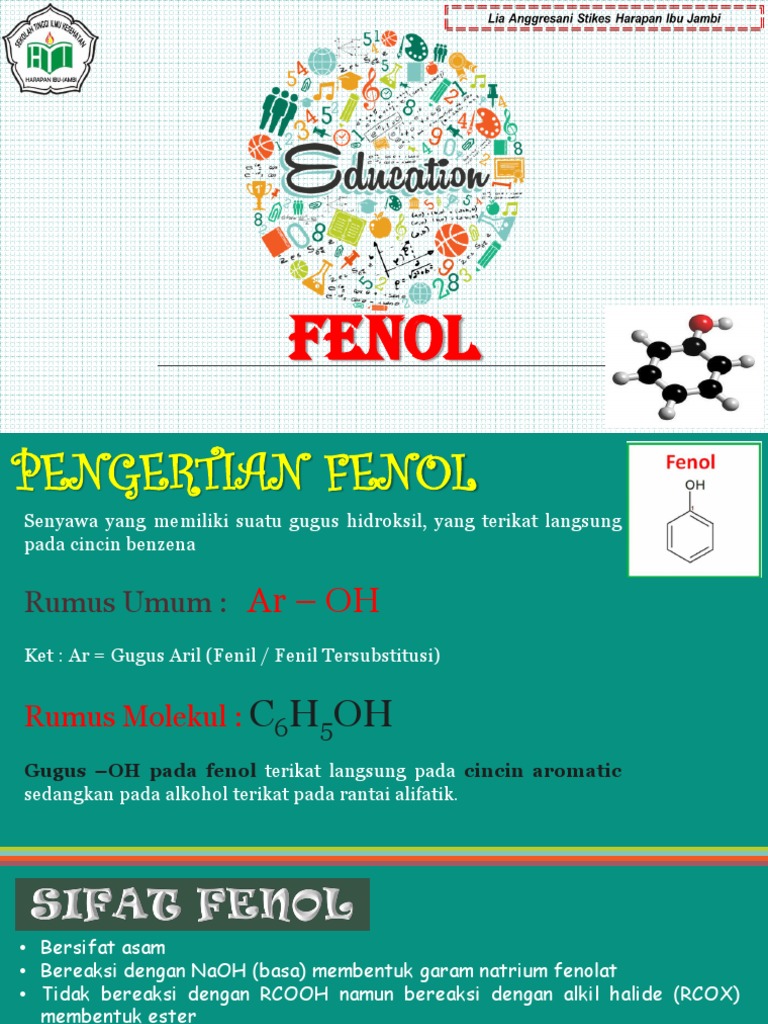 Rumus Molekul dan Struktur Fenol | PDF | Sains & Matematika