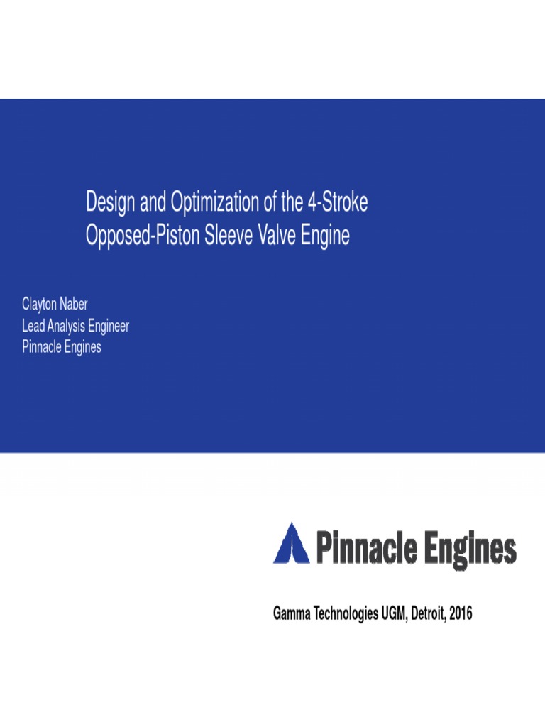 Pinnacle Opposed Piston Engine