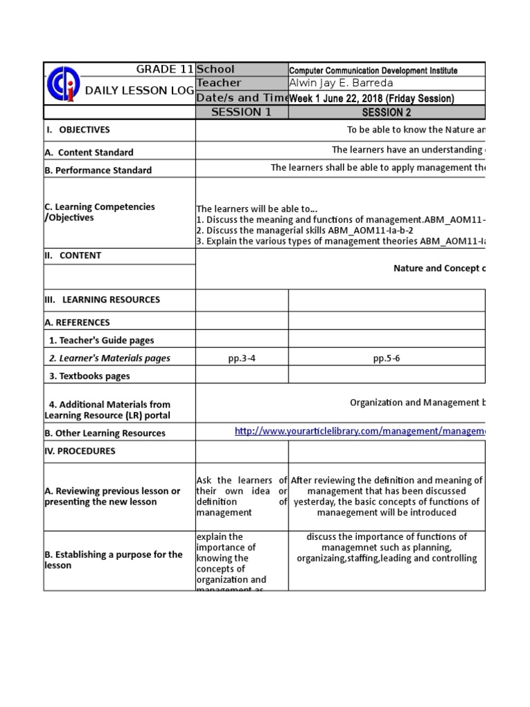 Learner's Materials Pages: Computer Communication Development Institute ...