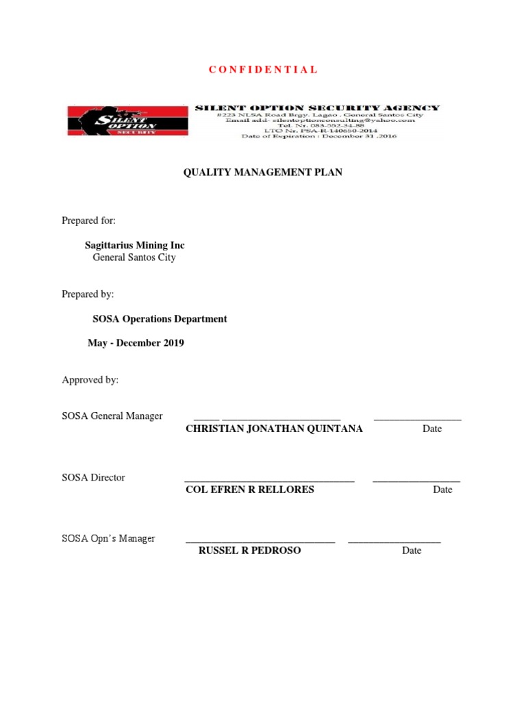 Sample Special Report | PDF | Risk Management | Classified Information