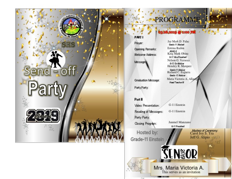 Send Off Party Shs 2019 | PDF