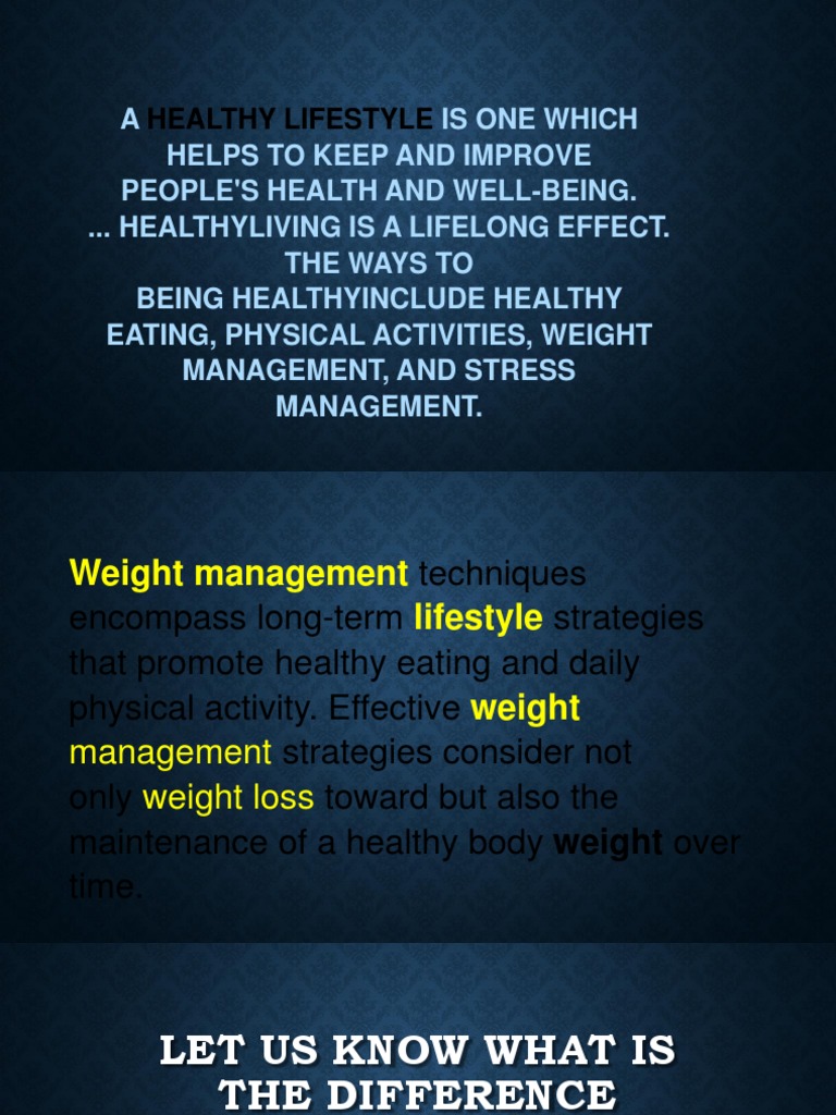Healthy Weight Management Strategies | PDF | Eating Disorder | Physical ...