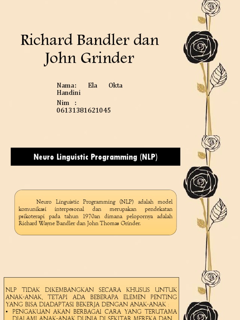 Richard Bandler Dan John Grinder | PDF