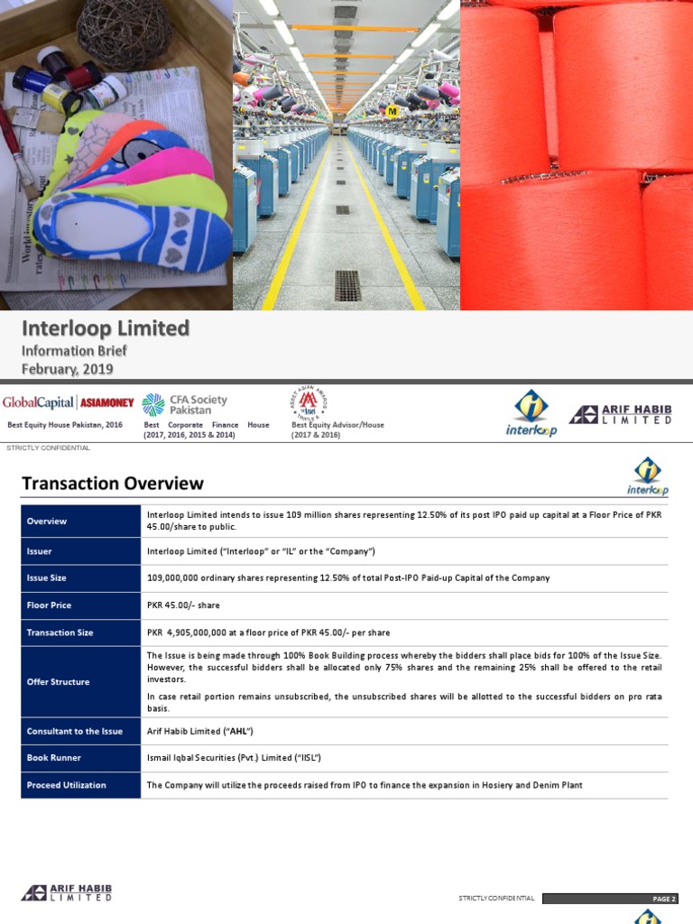 Interloop Limited | PDF | Economies | Financial Economics