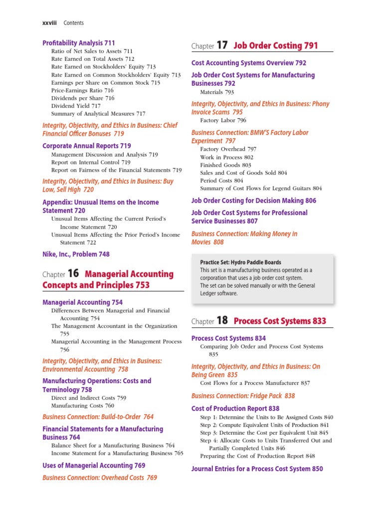 Financial and Managerial Accounting | PDF | Management Accounting | Stocks