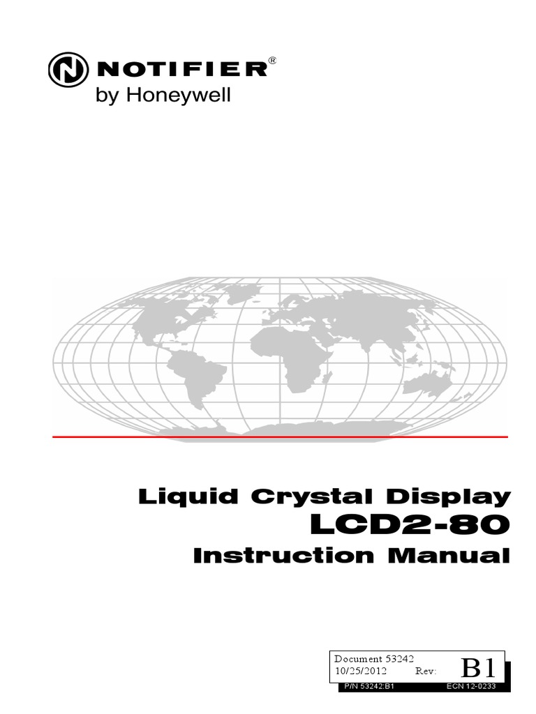 17 LCD2-80 Instruction Manual 53242 | PDF | Smoke | Power Supply