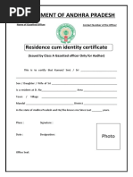 Aadhar Gazetted Form | PDF | Written Communication