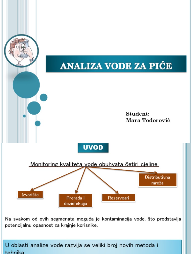 Analiza Vode Za Piće | PDF