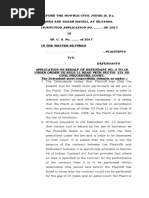 Written Statement and Objections On Behalf of Defendant in Injunction ...