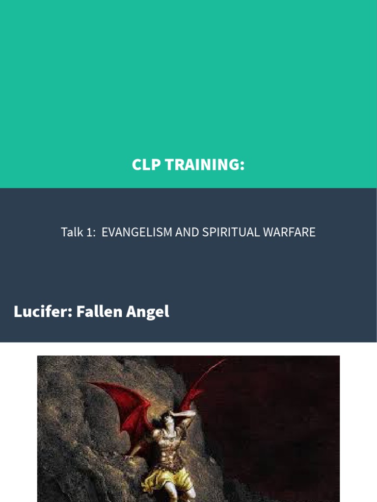 CLP Training: Evangelism and Spiritual Warfare | PDF | Satan | Lucifer