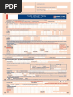 DCB Bank Fixed Deposit Application Form | PDF