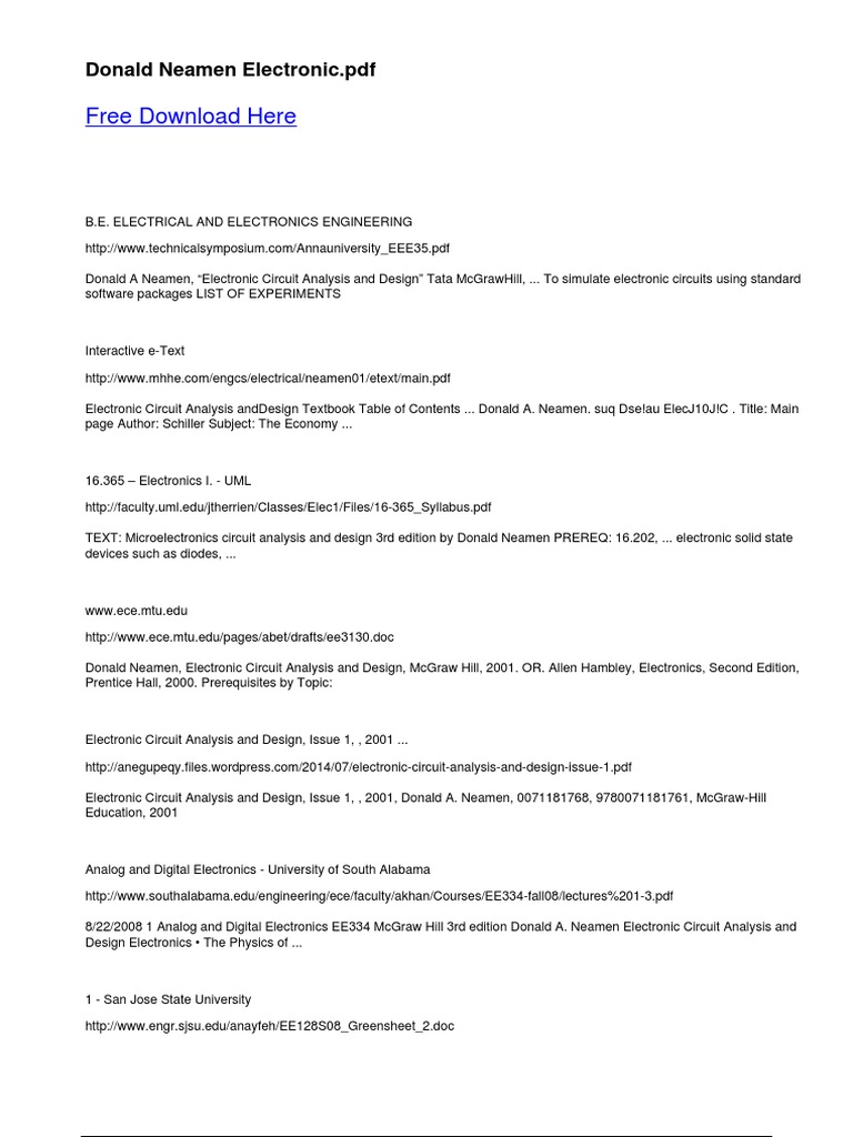 Dokumen - Tips Free Download Here Neamen Electronicpdf Free Download Here Ee334 Mcgraw Hill ...