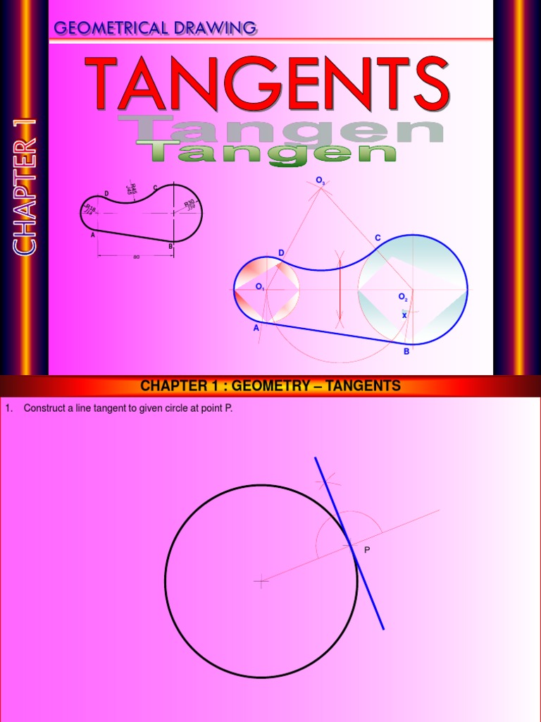 K01873 20190602083846 Chapter1 Tangents | PDF | Tangent | Geometry