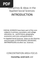 Social Science vs. Applied Social Science | PDF | Social Science ...