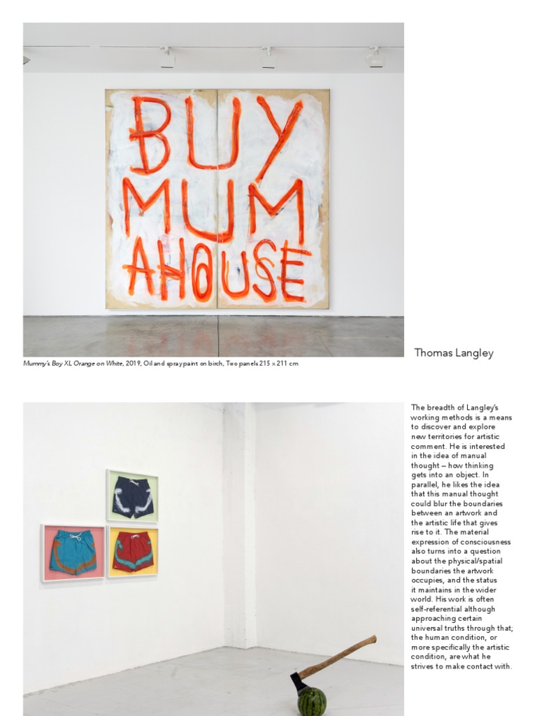 Thomas Langley Presentation | PDF | Paintings