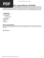 Chronological Table of Major Indian Operations | PDF | Pakistan ...