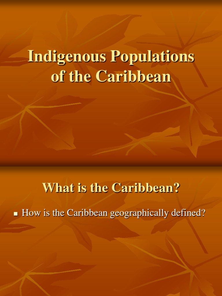 Indigenous Populations of The Caribbean | Download Free PDF | Caribbean ...