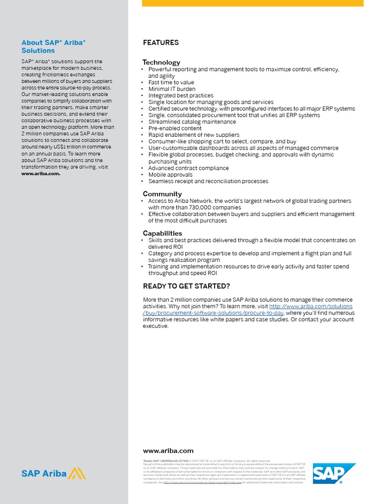 SAP Ariba Buying and Invoicing - 2 | PDF | Supply Chain | Enterprise ...