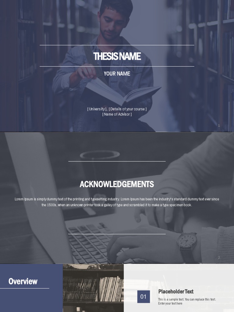 7824 01 Master Thesis Powerpoint Template 16x9 | PDF | Communication ...