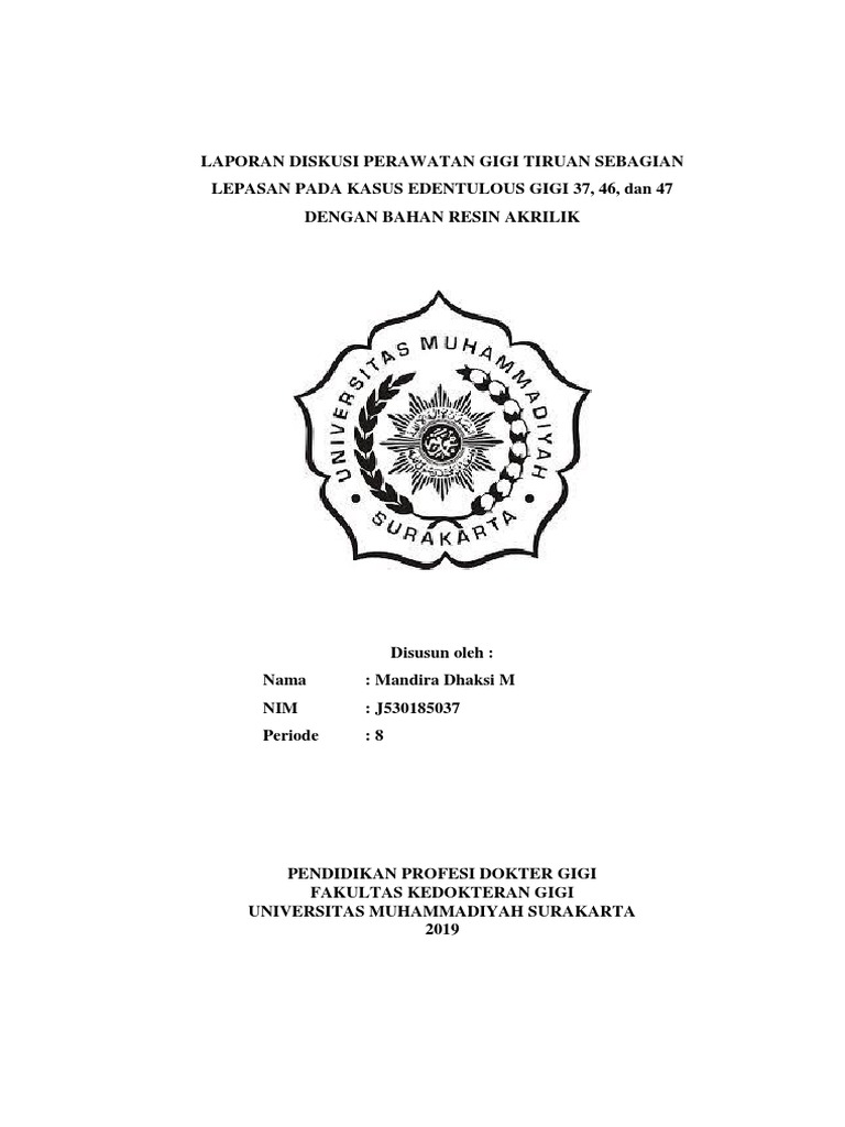 Laporan Diskusi Perawatan GTSL Mandira | PDF