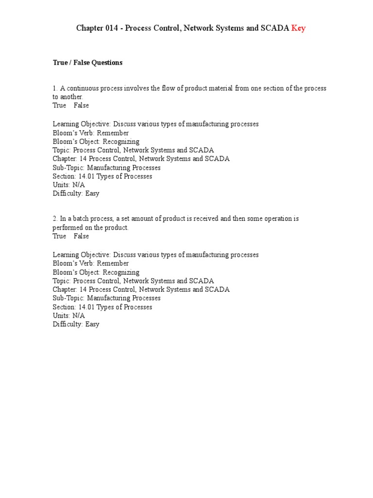 Chap014 COMP Final | PDF | Control Theory | Scada