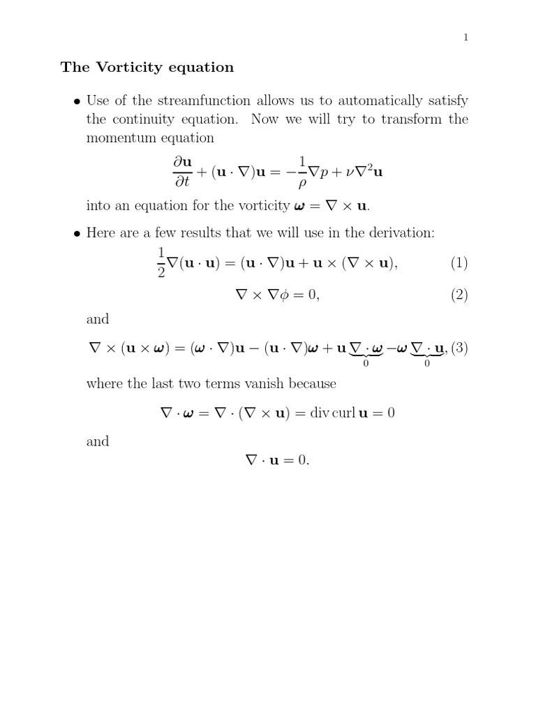 Vorticity PDF | PDF | Vortices | Fluid Mechanics
