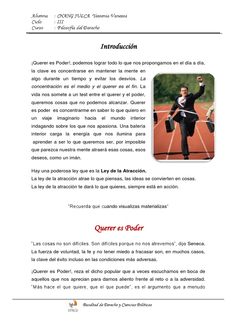 Querer Es Poder | PDF | Mente | Fe