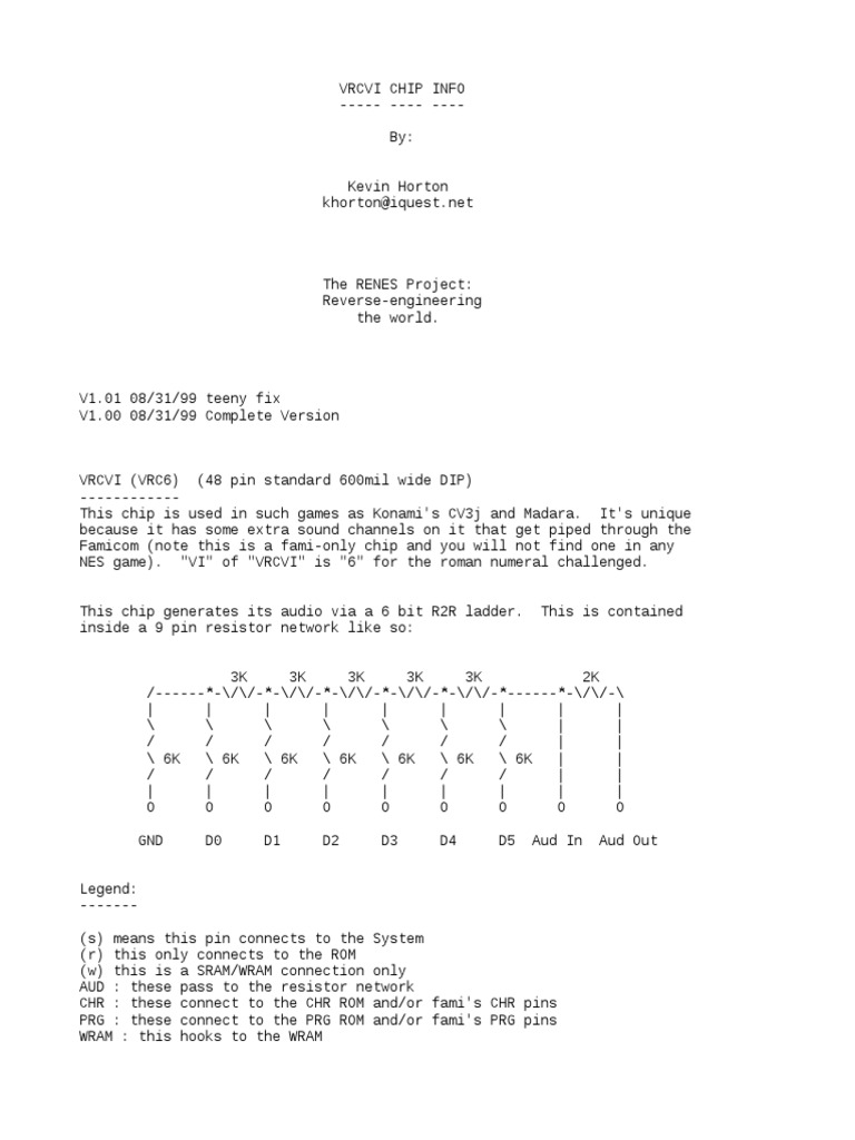 VRC6 Technical Documentation | PDF | Bit | Phase (Waves)