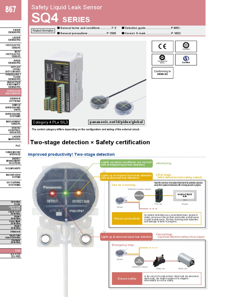 Series: Two-Stage Detection × Safety Certification | PDF | Sensor | Switch
