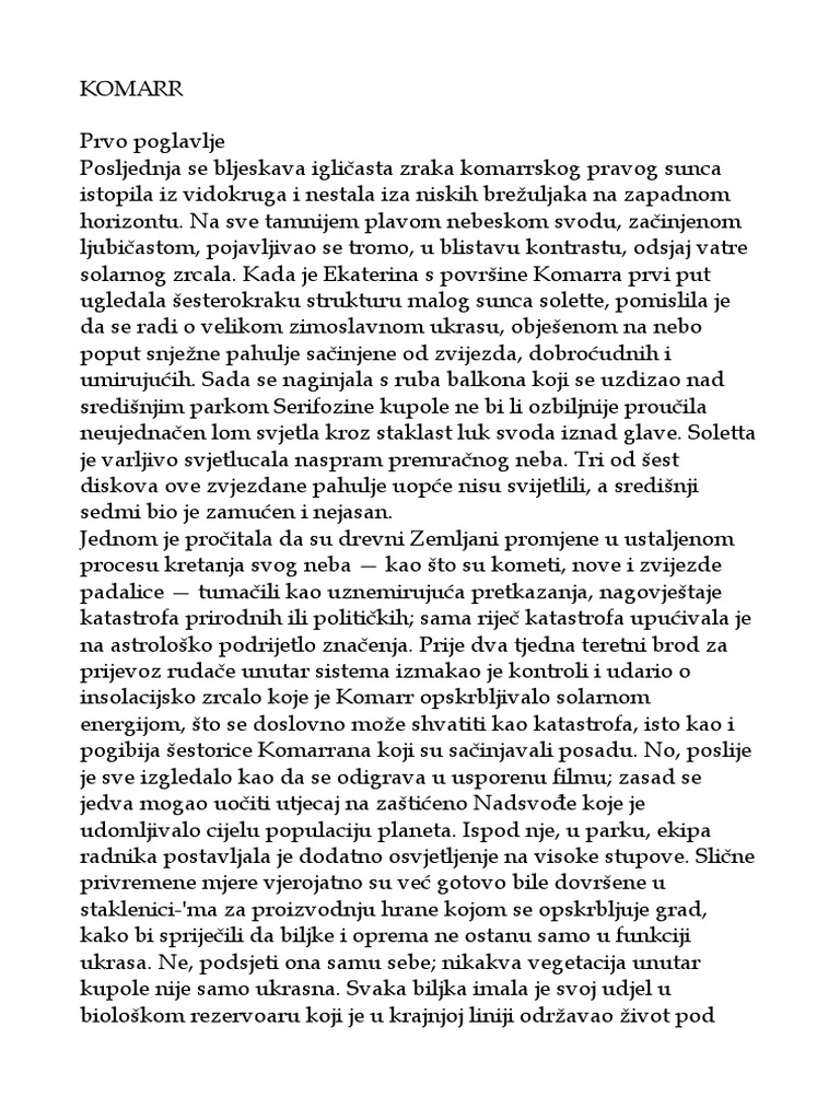 Lois McMaster Bujold - Vorkosigan 15. Komarr (1998) PDF | PDF