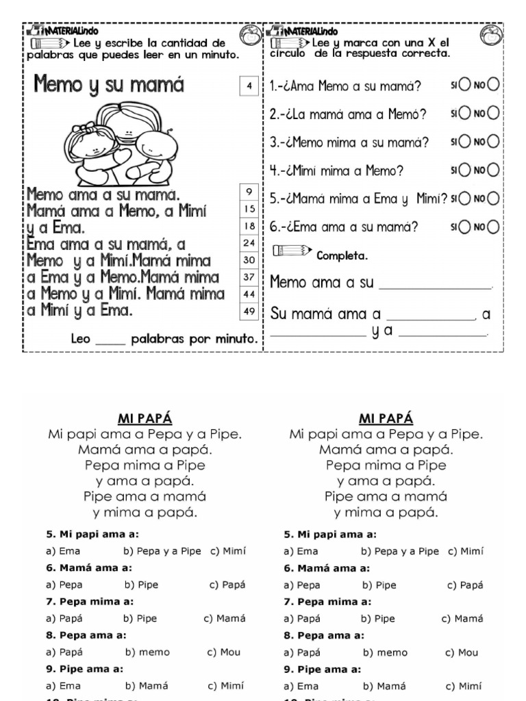 Libro de Silabas y Lecturas | PDF