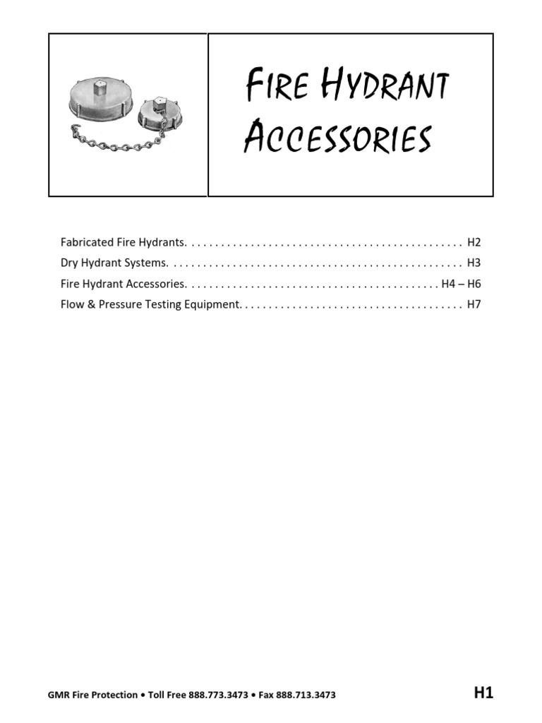 Fire Hydrant Accessories | PDF | Pipe (Fluid Conveyance) | Building ...