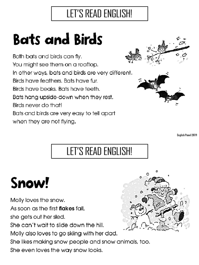 Lets Read English | PDF