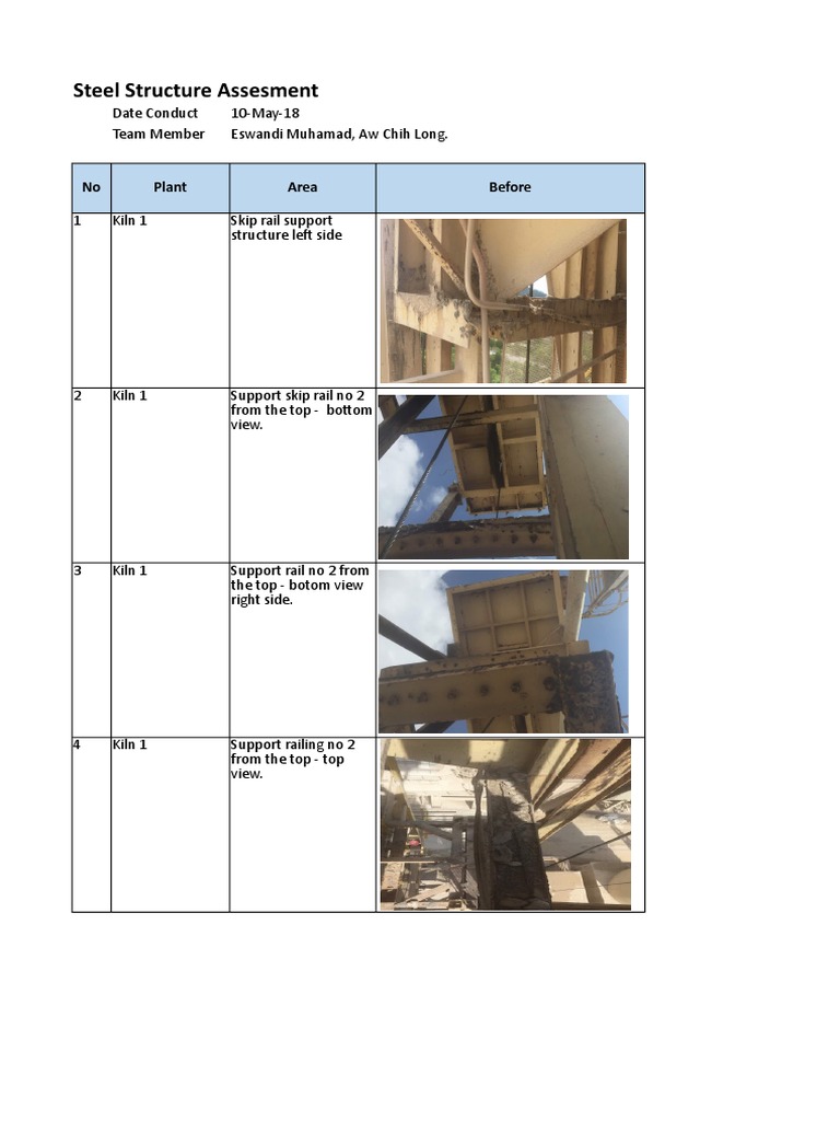 Assesment Steel Structure | PDF