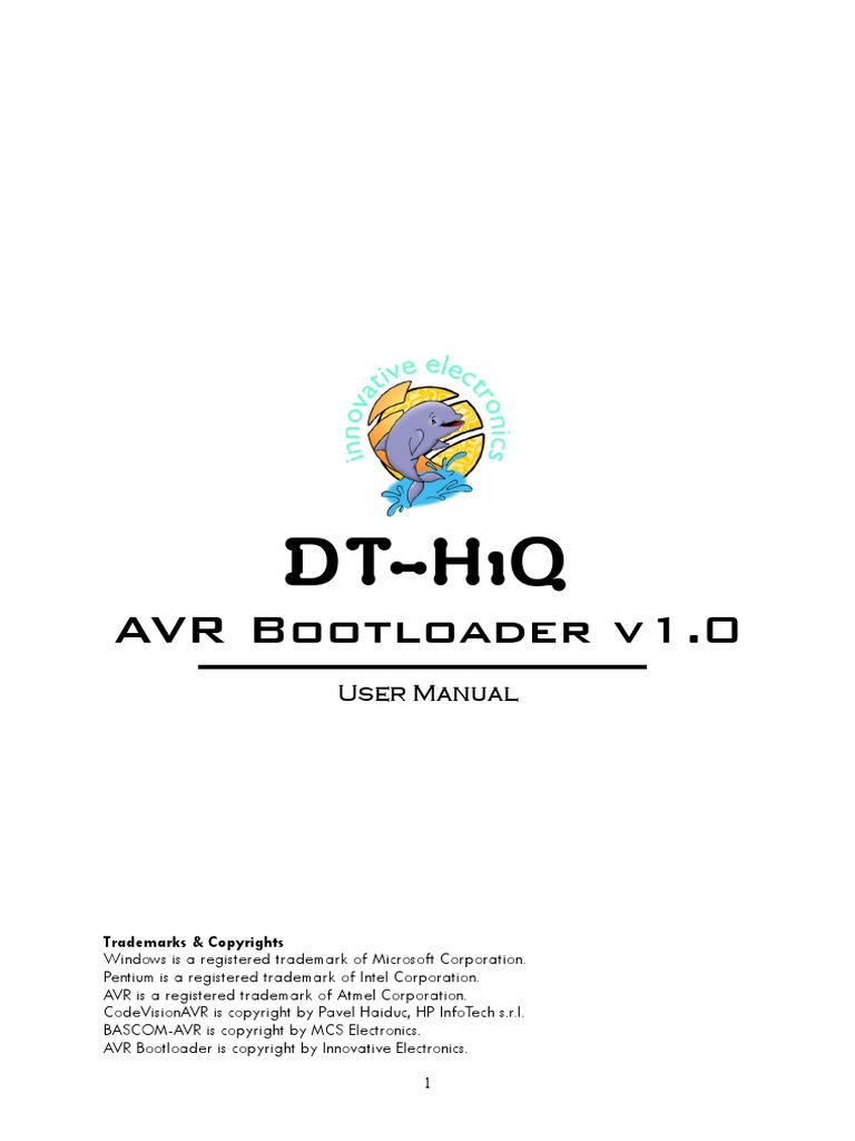 AVR Bootloader V1.0 Manual - Eng | PDF | Booting | Flash Memory
