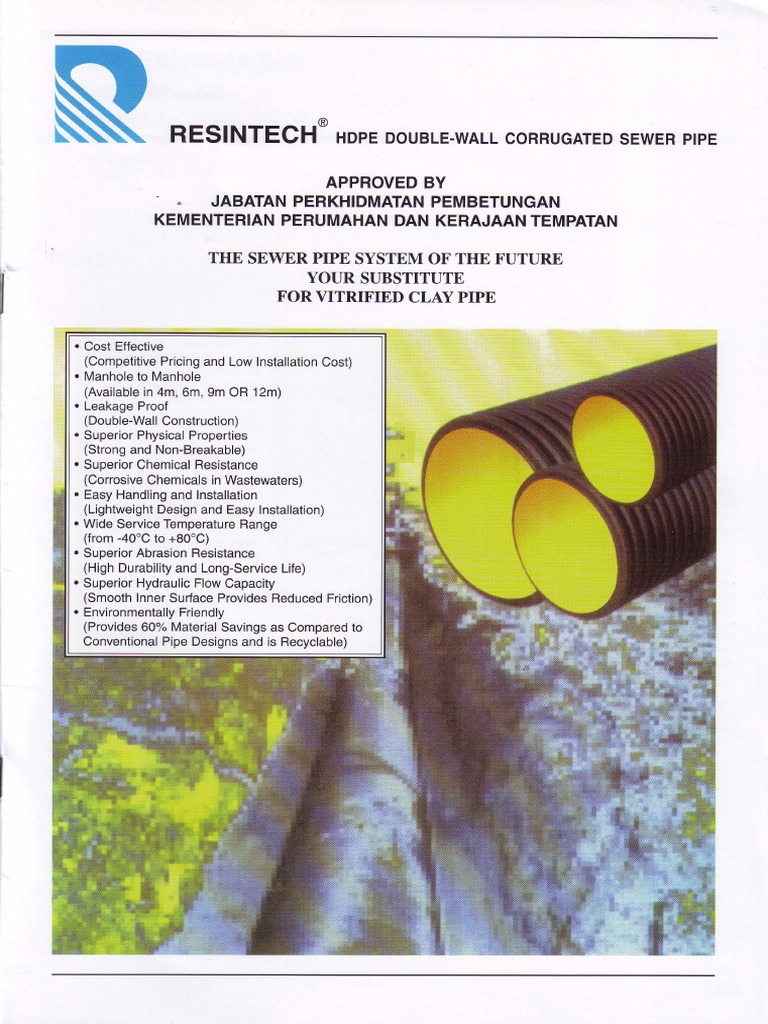 The Future of Sewer Pipelines: An Introduction to Resintech HDPE Sewer ...