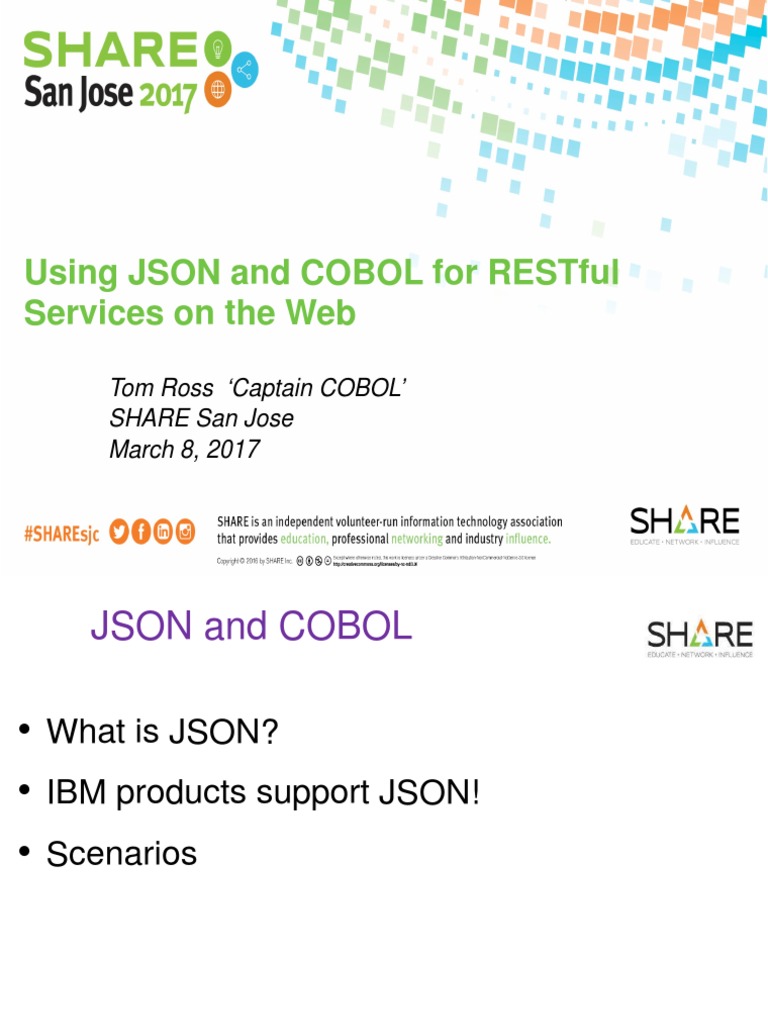 Json Cobol | PDF | Representational State Transfer | Json