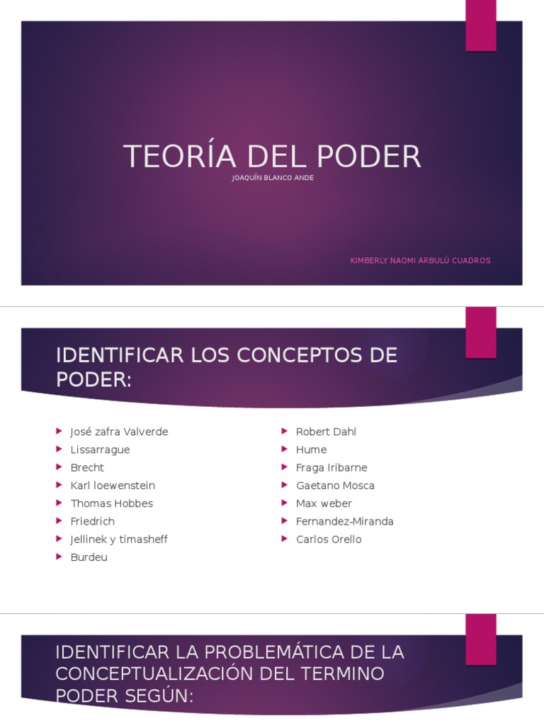 Teoría Del Poder | PDF