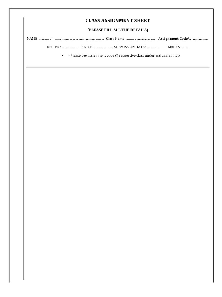 Assignment Sheet | PDF | Computers | Technology & Engineering