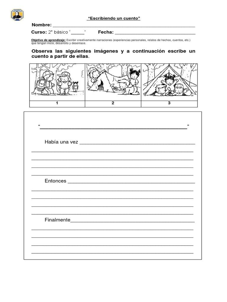 Cuento a partir de imágenes | PDF | Ciencia cognitiva | Comunicación