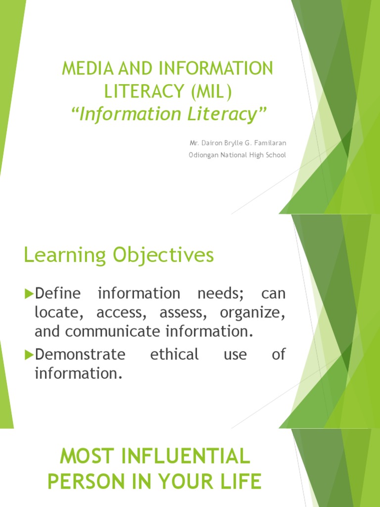 Information Literacy Essentials | PDF | Career & Growth | Social Science