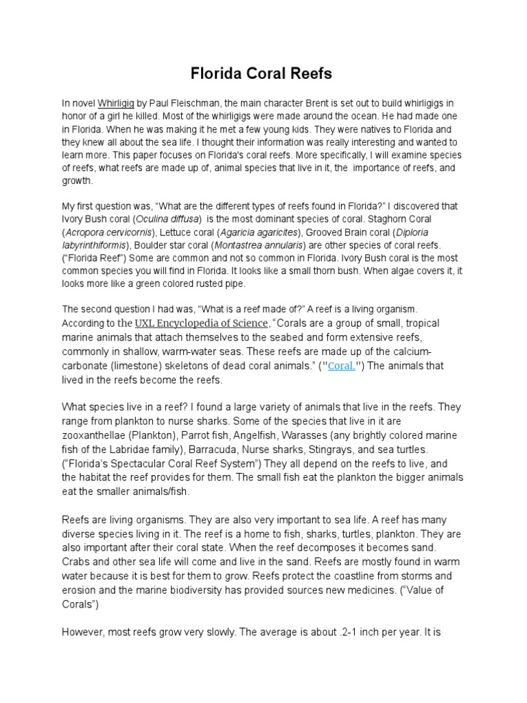 Coral Reefs Research Project | PDF | Coral Reef | Marine Biology